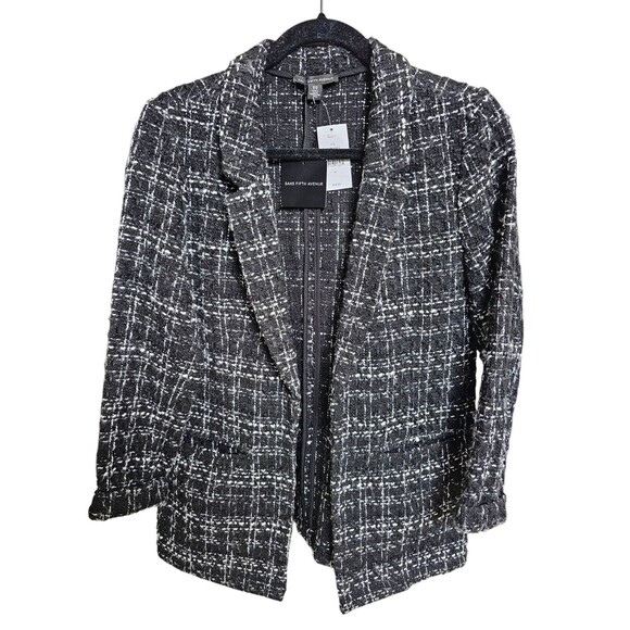 Saks Fifth Avenue | Jackets & Coats | Saks Fifth Avenue Black White ...